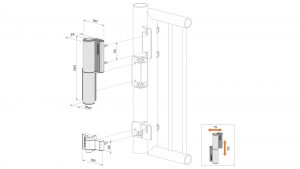TIGER - COMPACT HINGE AND GATE CLOSER IN ONE - UAB "OMETA" e-shop ...